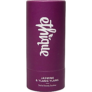 Ethique Nourishing Jasmine & Ylang Ylang Butter Block - Moisturizing Tube - Plastic-Free, Vegan, Cruelty-Free, Eco-Friendly, 3.53 oz (Pack of 1)
