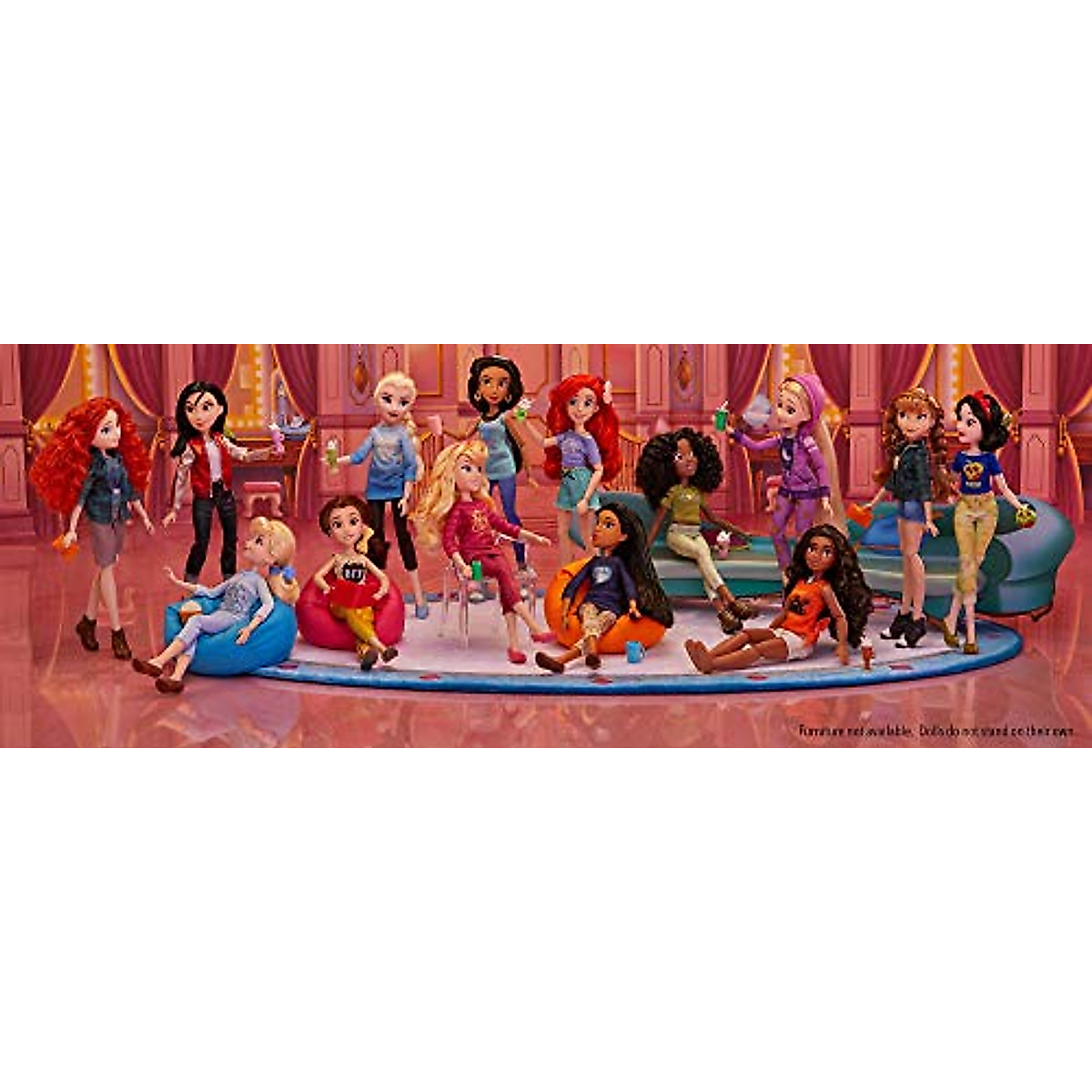 Disney Princess Ralph Breaks The Internet Movie Dolls with Comfy Clothes & Accessories, 14 Doll Ultimate Multipack (Amazon Exclusive)