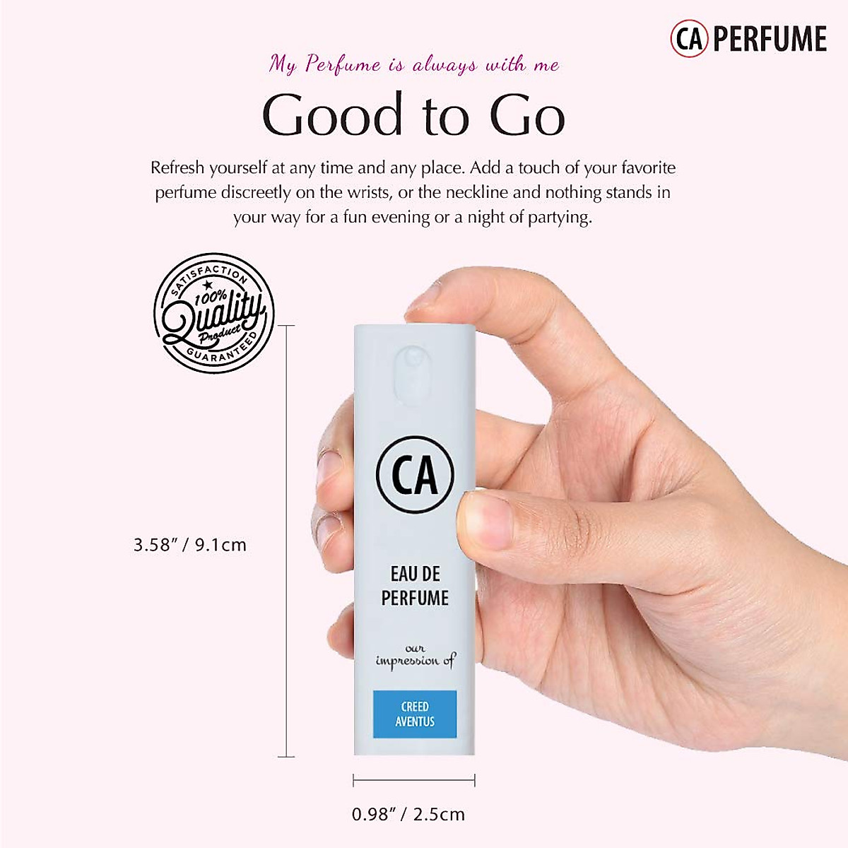 CA Perfume Impression of Green Irish Tweed for Man Travel Size Sample Fragrance Eau de Parfum Sprayer (0.3 Fl Oz/10 ml) X3