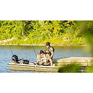 Pelican - Boat Intruder 12 - Jon Fishing Boat - 12 ft. - Great for Hunting/Fishing , Khaki / Beige
