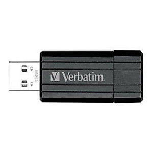 32GB Pinstripe Black