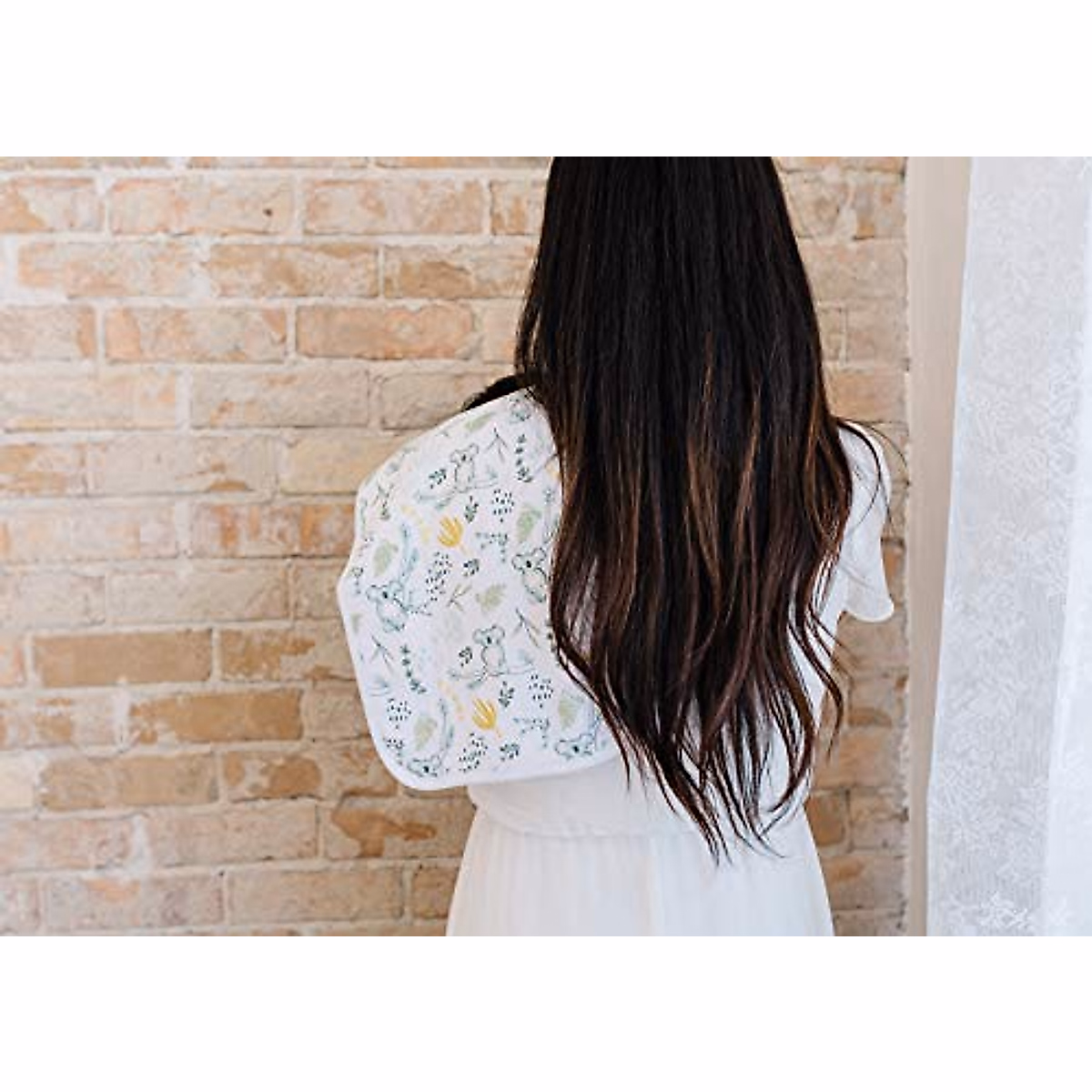 Baby Burp Cloth Large 21''x10'' Size Premium Absorbent Triple Layer 3-Pack Gift Set “Aussie” by Copper Pearl