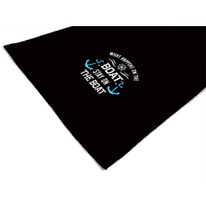 Boat Gifts,What Happens On The Boat Stays On The Boat Kitchen Towels Dish Towels,Nautical Anchor Anchor Decorative Hand Towels,Gifts for Boat Owners,Sailor Gifts