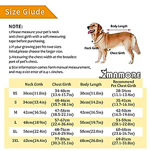 Waterproof Warm Dog Coat, Winter Windproof Dog Cold Weather Coats,Thick Padded Cotton Puppy Jacket Reflective Vest Clothes for Small Medium Large Dogs(X-Small, Khaki)