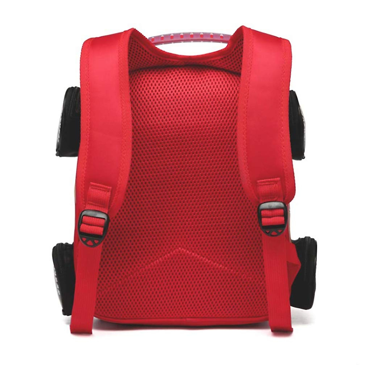 Toddler Kid Boys Girls Backpack Waterproof Cartoon Comic Kindergarten Children Snack Nursery School Backpack 3-5 Years (red1)