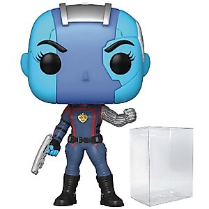 POP Marvel: Guardians of The Galaxy Volume 3 - Nebula Funko Vinyl Figure (Bundled with Compatible Box Protector Case), Multicolored, 3.75 inches