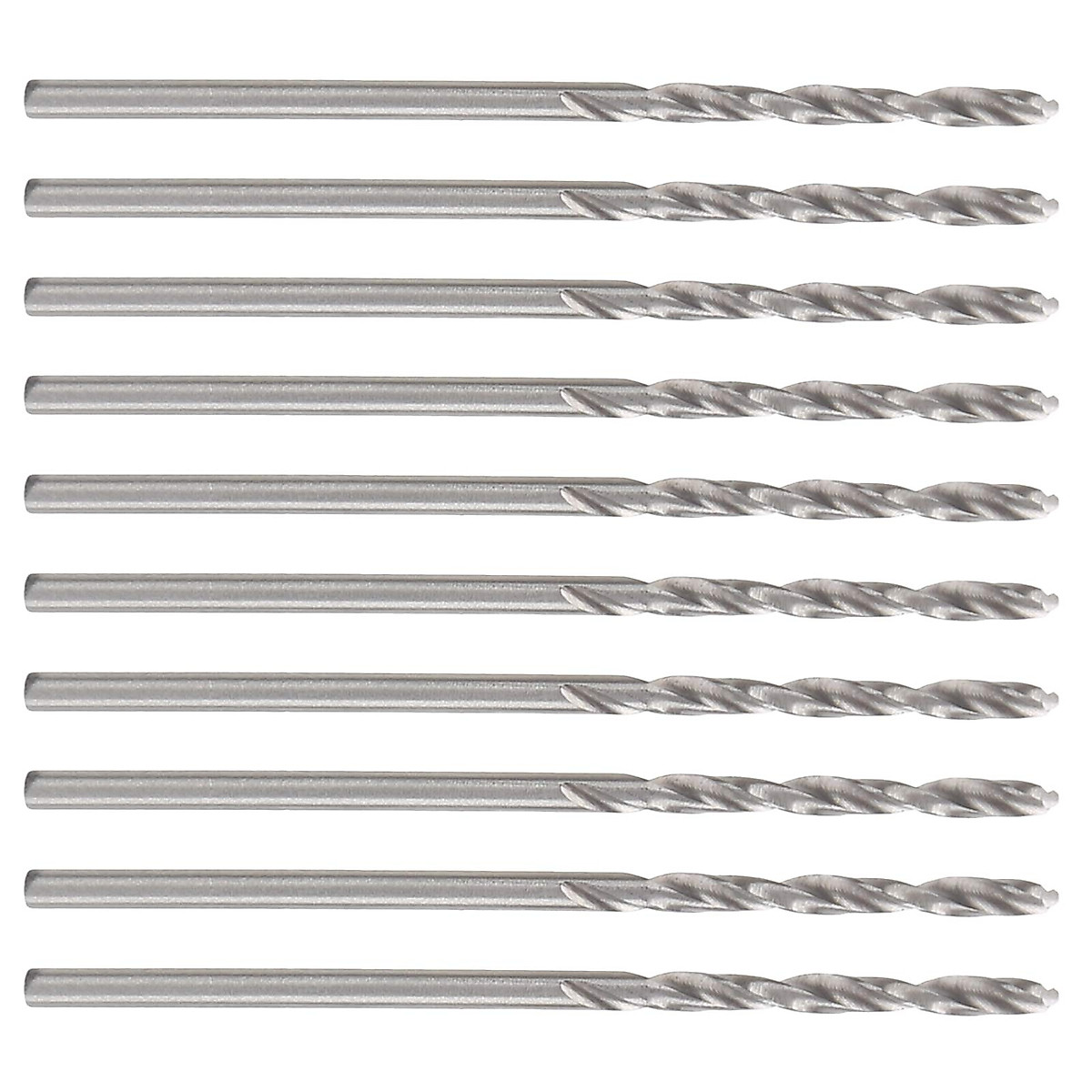 Micro Drill Bit Set, Jewelry Drill 10Pcs 1.75mm Hand Drill Drill Bit Straight Shank Drill Bit Micro Mini Drill Bit Set Small Drill Bits Pin Vise Hand Drill for Pin Vise Hand Drill