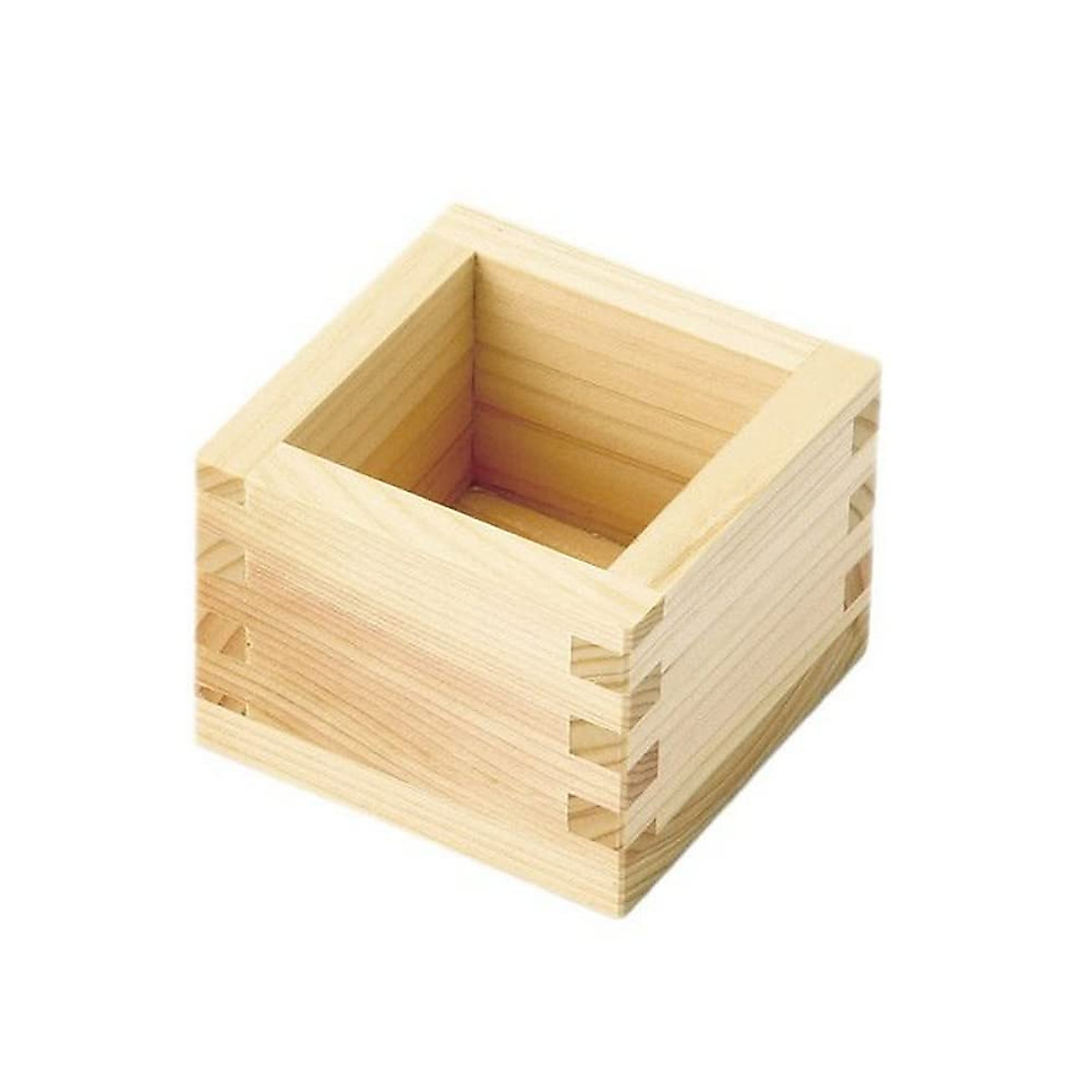 JapanBargain 3323x2, Wooden Sake Cups Masu Japanese Hinoki Wood Saki Cup Box Made in Japan, Plain, 2 ounce, Set of 2
