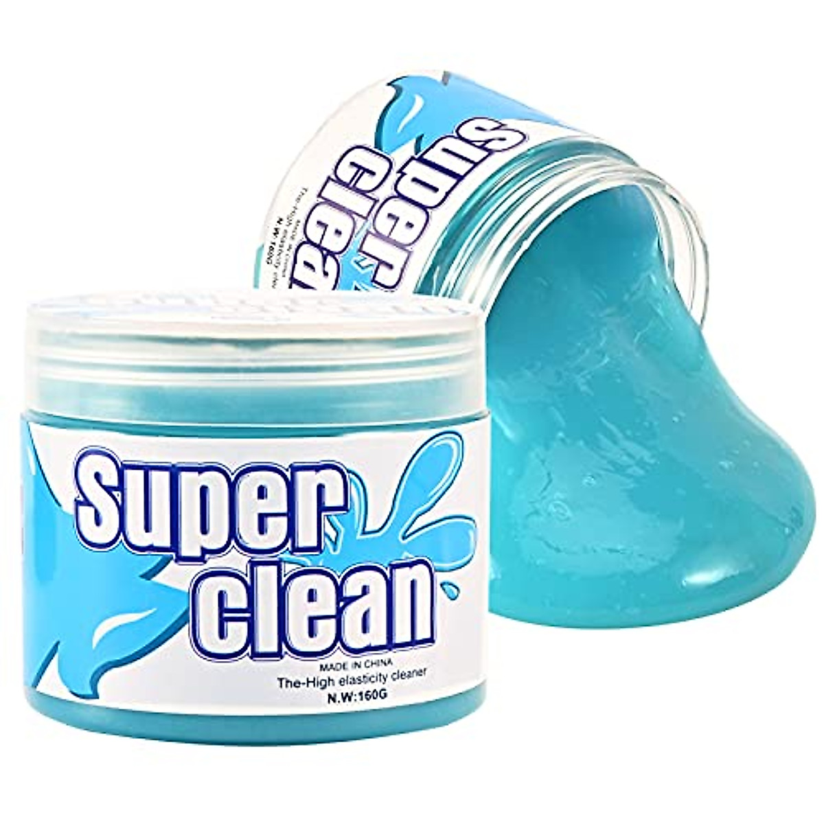 Tocxoe Cleaning Gel 2 Boxed Blue Gel can Remove Dirt from The Keyboard Inside The car and Reuse it