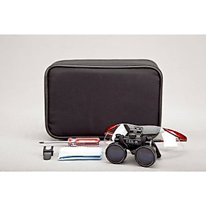 SMEDENT Dental Surgical Loupe 3.5X Working Distance 360-460mm Burgundy Sport Frame