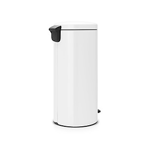 Brabantia 114748 Pedal Bin newIcon with Metal Inner Bucket, 30 Litre - White