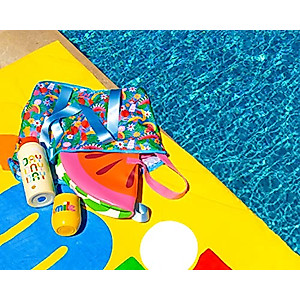 ban.do Super Chill Cooler Bag, Insulated Bag with Shoulder Straps, Soft Sided Cooler, Cute Portable Cooler for Picnics or Beach Days, Watermelon 2.0