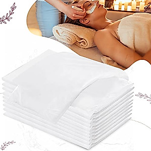 Noverlife 25PCS Disposable Fitted Massage Table Sheets Spa Bed Covers, Breathable Non Woven Fabric Massage Table Protective Cover, Single Use for Beauty Salon Facial Body Skincare Treatments
