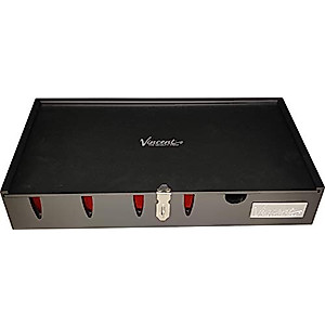 Vincent Countertop Tray Station Organizer 6 (Black)
