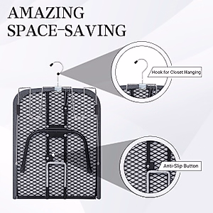 ZOES HOMEWARE Metal Mesh Panel Tabletop Ironing Board | Foldable Iron Board | Heavy Duty Small Iron Board with Heat Resistant Cover and 100% Cotton 8mm Thicken Pad | 31.5"x11.8"x6.2"