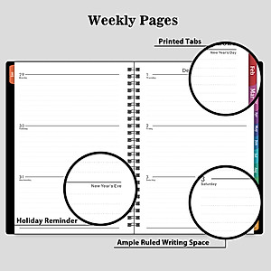 2023-2024 Planner - Weekly & Monthly Planner 2023-2024, Academic Planner 2023-2024, From July 2023 to June 2024, 6.25 in × 8.3 in - Classic Black, Improving Your Time Management Skill