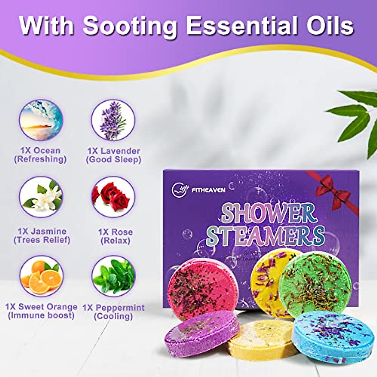 Shower Steamer Purple Cover
