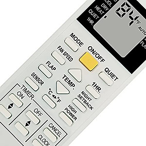 Replacement Remote Control RCS-4VPIS4U for SANYO AC Air Conditioner Remote Control KS0971 KS1271 KS1872 KS2472 KMS0772 KMS0972 KMS1272 KMS1872 KMS2472 C0971 CL0971 C1271 CL1271 C2472 C1872 CL2472