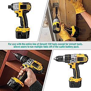 FirstPower 3.7Ah12V Battery - Compatible with DEWALT 12V DW9071 DW9072 DC9071 DE9037 DE9071 DE9072 DE9074 DE9075 152250-27 397745-01 2-Packs