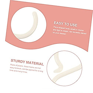 SEWACC 40pcs Punching Anti-Drop Bags S Towel Bedroom Shaped Shirt Heavy Hanger Hooks Scrunchies for Plastic Duty Office S-Shaped Sundries Slip Hoops Non Hanging Hairband Metal Holder