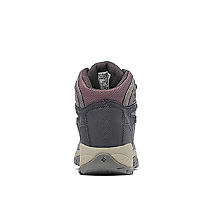 Columbia Women's Newton Ridge Plus Waterproof Amped, Stratus/Canyon Rose, 8.5