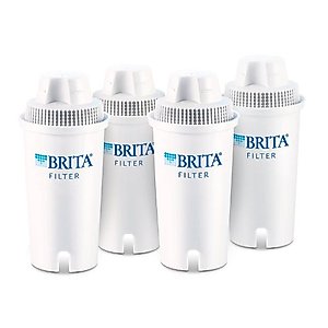 Brita Water Filter Pitcher Replacement Filters - 4 Pack