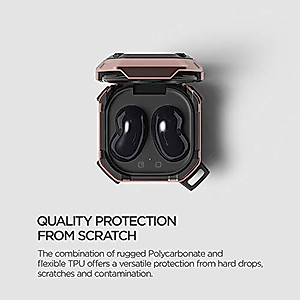 VRS Design Acitve for Galaxy Buds2 Pro Case (2022) / Galaxy Buds 2 Case (2021) / Galaxy Buds Pro Case (2021) / Galaxy Buds Live Case (2020) Mystic Bronze