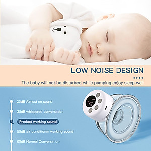 Wearable Breast Pump Hands Free Breast Pump Electric 2022 New,Wireless Portable Breast Pump with LCD Display and Memory Function Ultra-Quiet Breast Pump,2 Modes & 9 Levels Adjustment,24MM Flange
