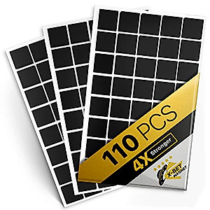 Magnetic Squares - Self Adhesive Magnetic Squares (Each 4/5" x 4/5") - Flexible Sticky Magnets - Peel & Stick Magnetic Sheets - Tape is Alternative to Magnetic Stickers, Magnetic Strip and Roll