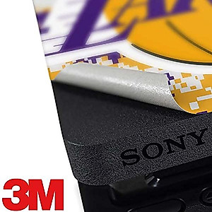 Skinit Decal Gaming Skin Compatible with PS4 Slim Bundle - Officially Licensed NBA Los Angeles Lakers Digi Camo Design