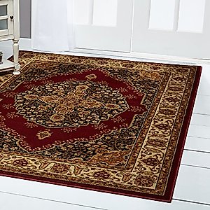 Home Dynamix Royalty Tansy Traditional Area Rug 7'8"x10'4", Oriental Red/Ivory