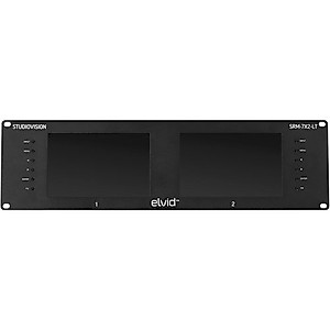 Elvid StudioVision Dual 7"" Monitor Rackmount