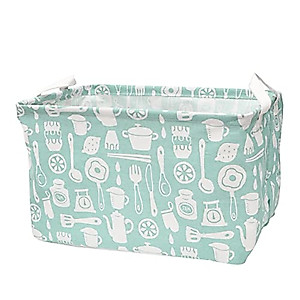 KOMBIUDA Storage Bin Container Decorative Storage Baskets Cloth Storage Bin Closet Book Basket Sundries Organizer Storage Container Sundries Basket Storage Box Fabric Laundry Basket