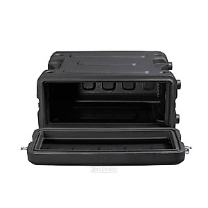 Gator Cases Pro Series Rotationally Molded 4U Rack Case with Standard 19" Depth; Made in USA (G-PRO-4U-19), Black
