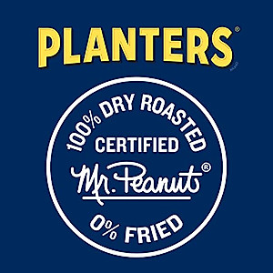 Planters Lightly Salted Dry Roasted Peanuts, 16.0 oz Jar (Pack of 6)