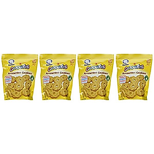 Gerber Graduates Arrowroot Cookies 5.5 oz (Pack of 4)