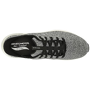 Skechers Men's Arch Fit 2.0 Look Ahead Hands Free Slip-in Sneaker, White/Black, 11