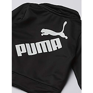 PUMA Boys' Track Jacket & Pant, Black, 0-3M