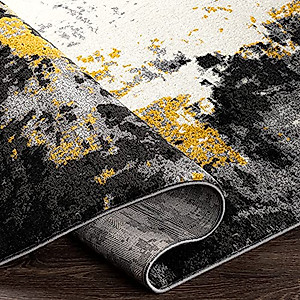 Artistic Weavers Cantrell Modern Area Rug,5'3" x 7'7",Black