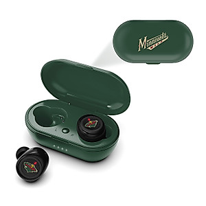 NHL Minnesota Wild True Wireless Earbuds, Team Color