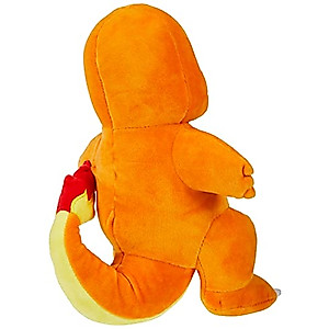 Pokémon Pokemon PKW0060 30 cm Plush - Glumanda Charmander PLUSH-12-Inch Authentic Details-Toys for Kids, Single, Black