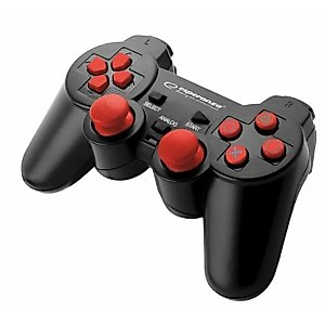ESPERANZA EGG106R Gamepad PS2/PS3/PC USB Corsair Black/Red