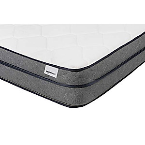 Amazon Basics Foam Eurotop Mattress - Medium - CertiPUR-US Certified - 9-inch, King