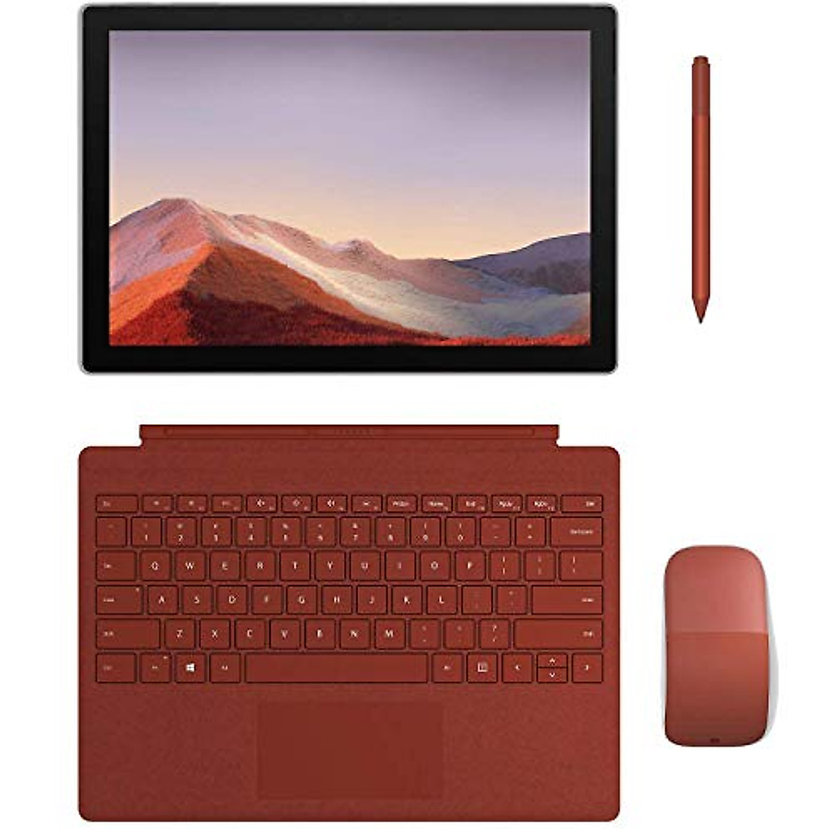 Microsoft 12.3" Surface Pro 7 2-in-1 Touchscreen Tablet, Intel Core i7-1065G7 1.3GHz, 16GB RAM, 256GB SSD, Windows 10 Pro, Free Upgrade to Windows 11, Platinum