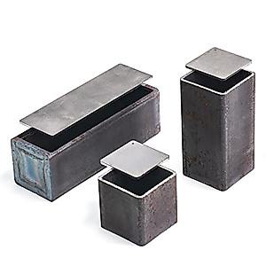 3 Pack Multi-Size Multi-Shaped Can For Canister Damascus Steel Tube Stock Blanks Knife Making Forging,The Perfect Knife Making Steel Accessories for Professional Use and Hobbyist Use