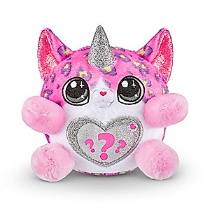 Rainbocorns Kittycorn Surprise Series 1 (Bengal Cat) by ZURU, Collectible Plush Stuffed Animal, Surprise Egg, Sticker Pack, Jelly Slime Poop, Ages 3+ for Girls, Children