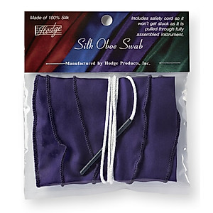 Hodge Silk Oboe Swab - Deep Purple
