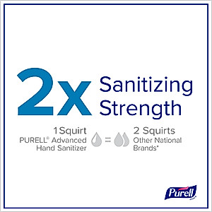 PURELL Advanced Hand Sanitizer Refreshing Gel, Clean Scent, 1 Liter Pump Bottle (Pack of 1) - 9632-04-CMR