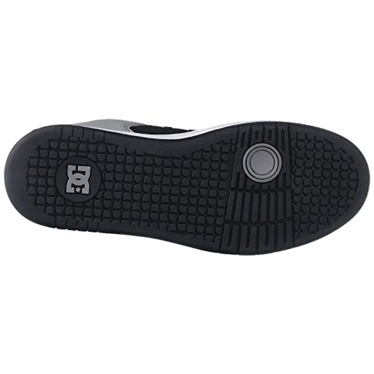 DC Men's Manteca 4 Casual Skate Shoe, Black/Grey, 11