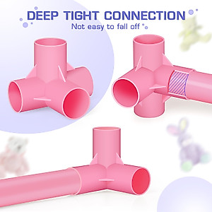 Trycooling Stuffed Animal Storage Zoo Stuffed Animal Holder Space Save Vertical Stuffed Animals Storage PVC with Elastic Band and Net for Playroom Bedroom Nursery (Pink 1)